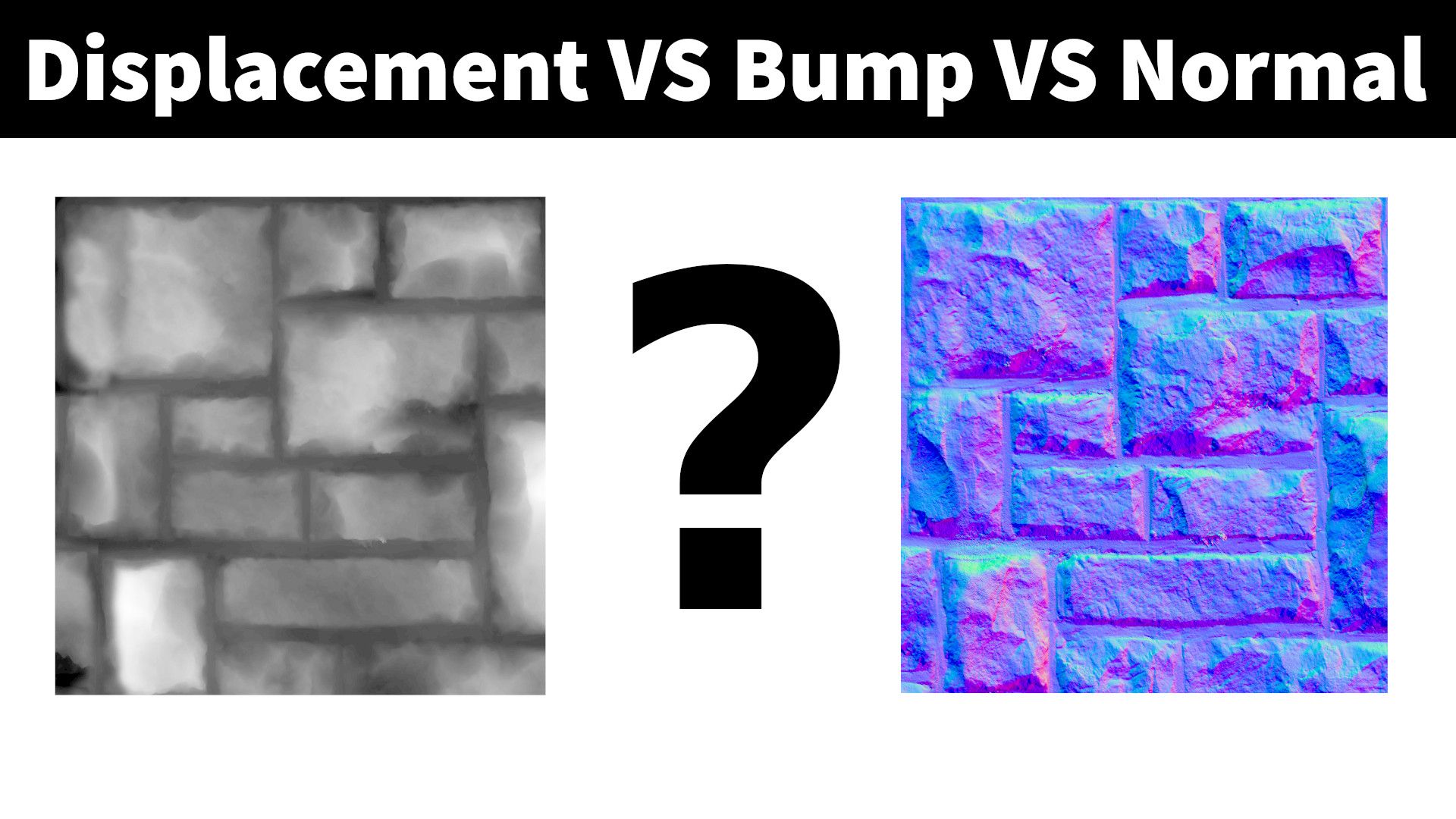 Unterschiede und Vergleiche von Normal Maps - Geblendert